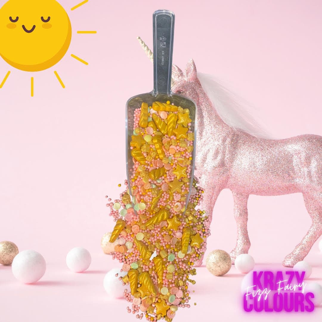 Sun kissed Unicorn Candy Sprinkles – Fizz Fairy Krazycolours Inc.